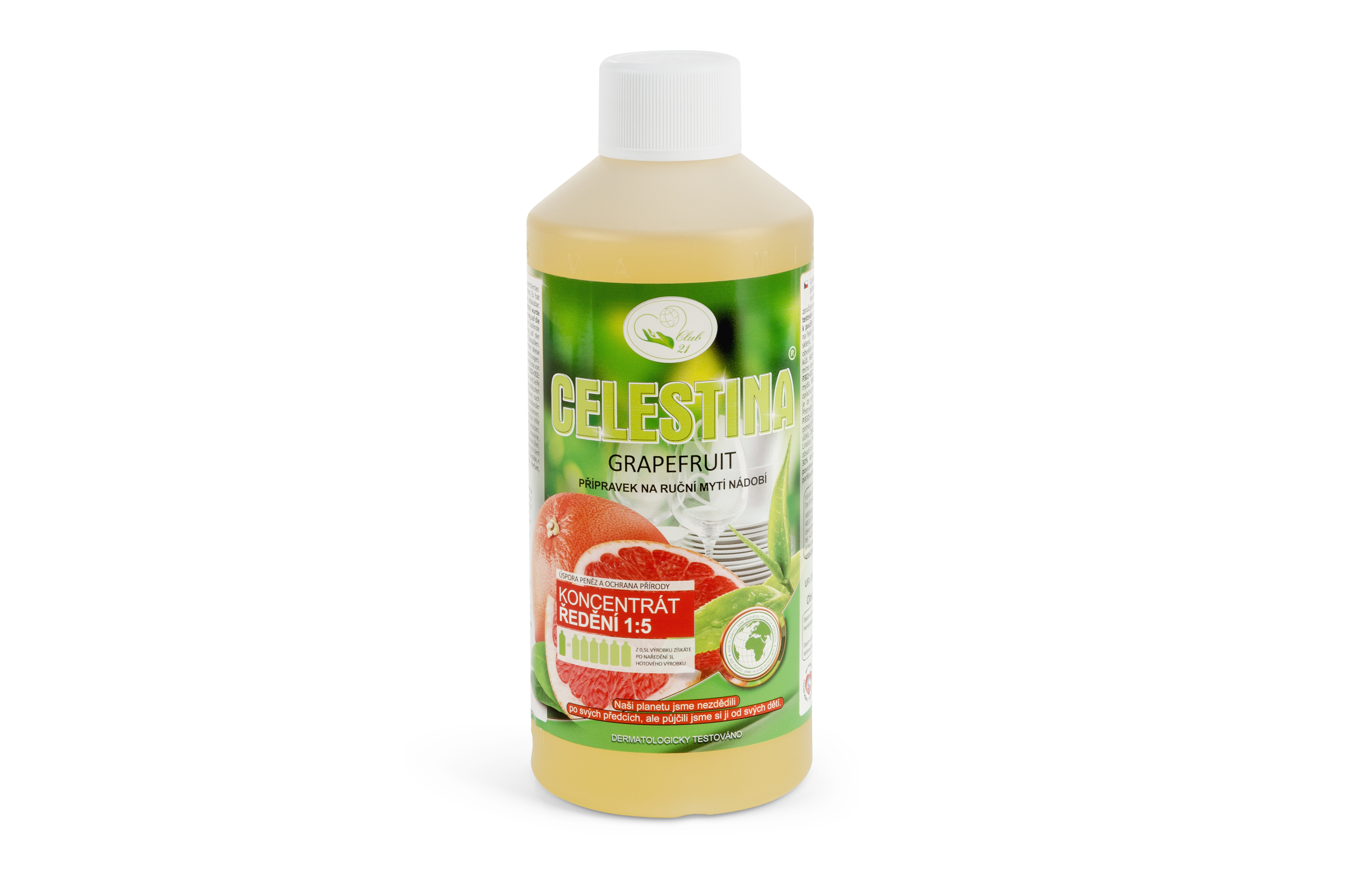 Celestina grapefruit - přípravek na ruční mytí nádobí 0,5 l - Missiva